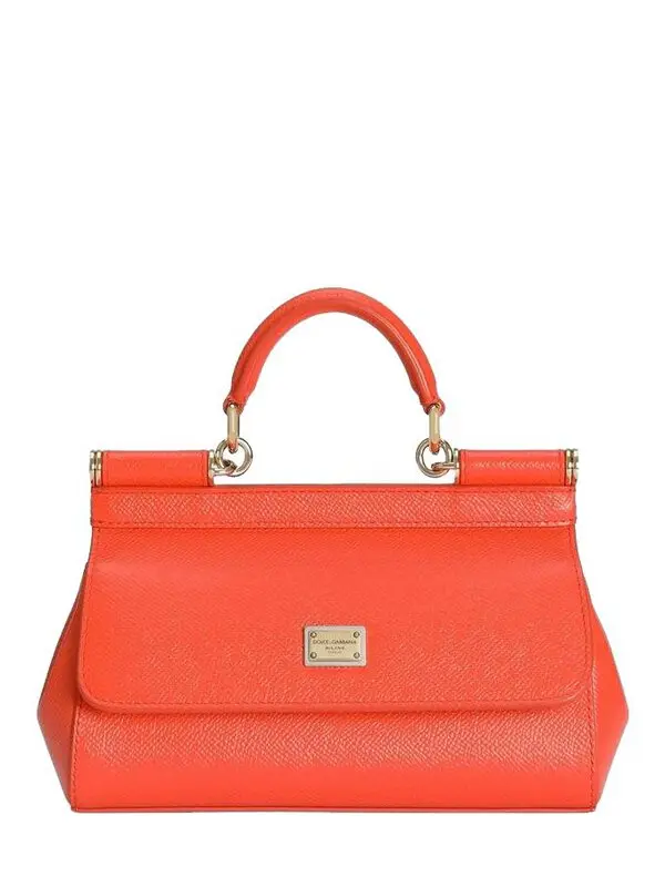 Dolce & Gabbana Mini Sicily Handbag In Dauphine Calfskin - Multicolor