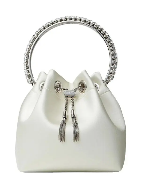 JIMMY CHOO Bucket Bag - Silver