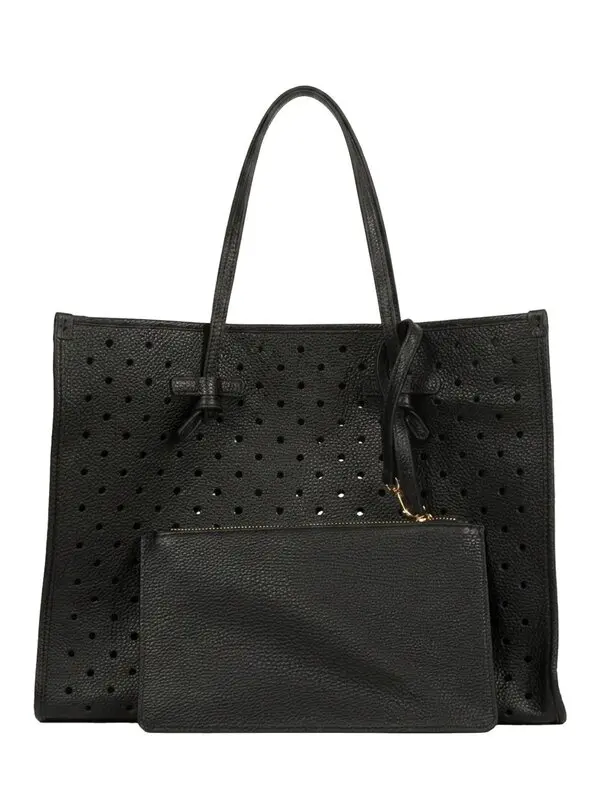 HAMEL ATELIER Mallorca Leather Tote Bag - Black