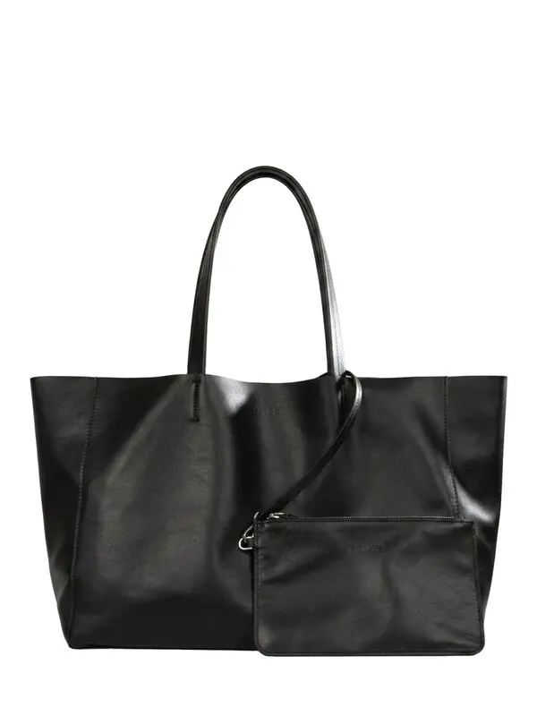 HAMEL ATELIER Ravello Leather Tote Bag - Black