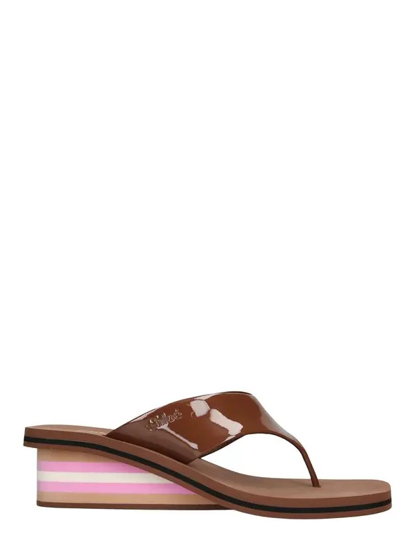 Chloé Swimming Thong Sandals 60 - Brown