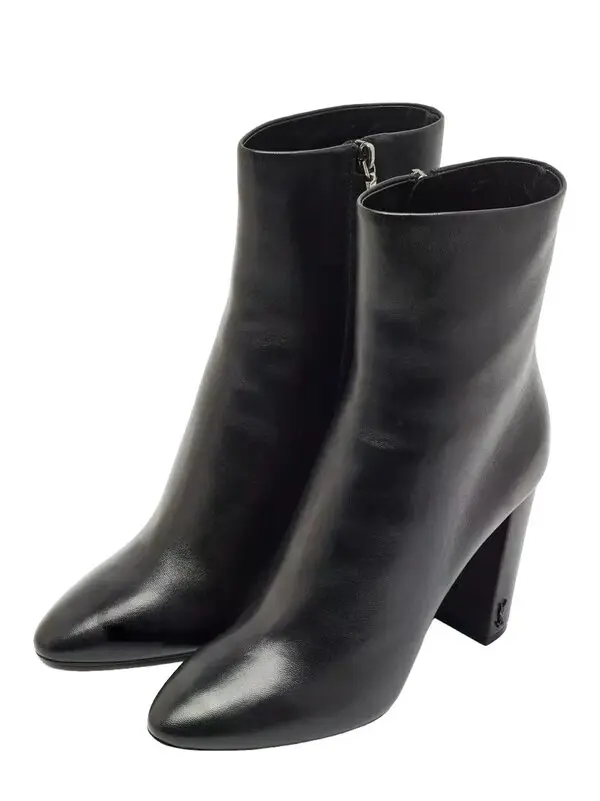 Saint Laurent Lou Ankle Boots - Black