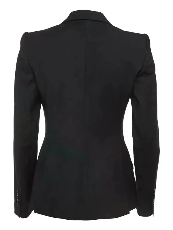 Dolce & Gabbana Turlington Wool Blazer - Black