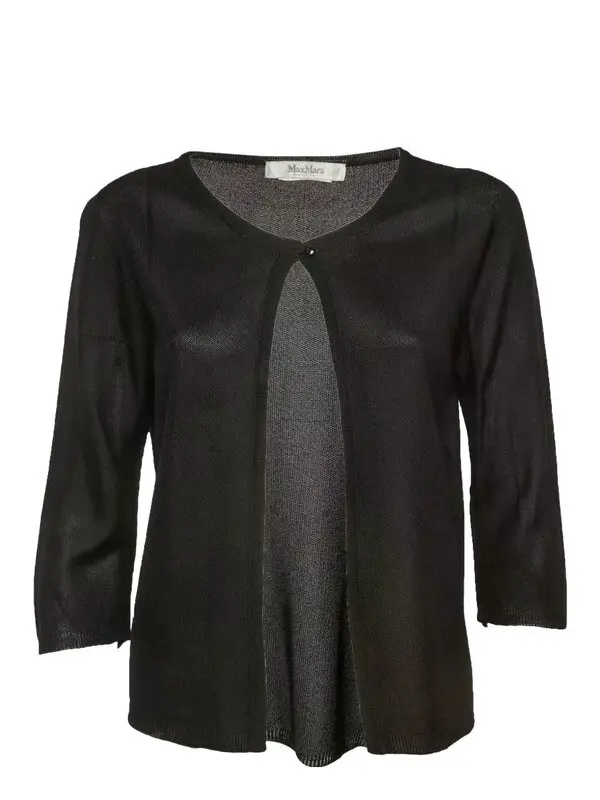 Max Mara Fine-knit Cardigan - Black