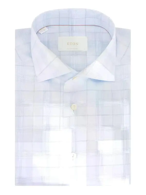 Eton Check-pattern Shirt - Blue