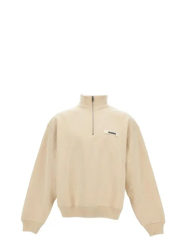Jacquemus Gros Grain Sweatshirt With Zip - Multicolor