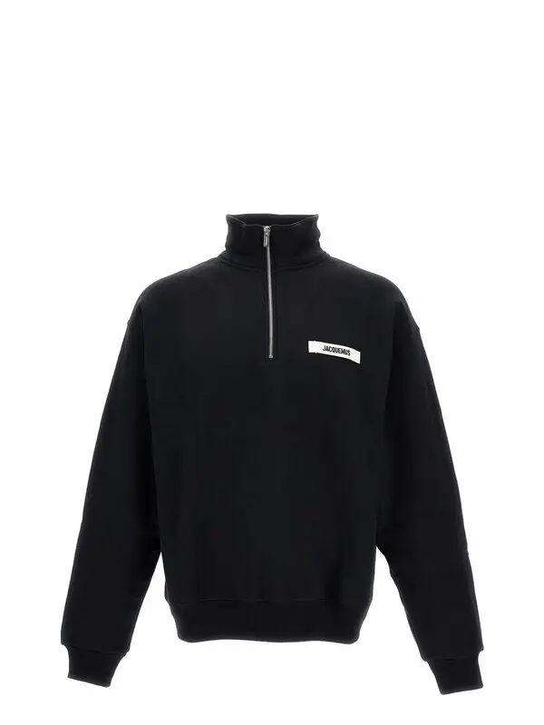 Jacquemus Zip Up High Neck Sweatshirt - Multicolor
