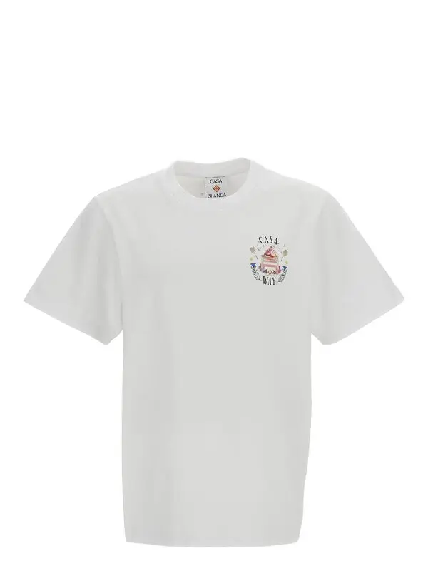 Casablanca Classic Printed T- Shirt - Multicolor