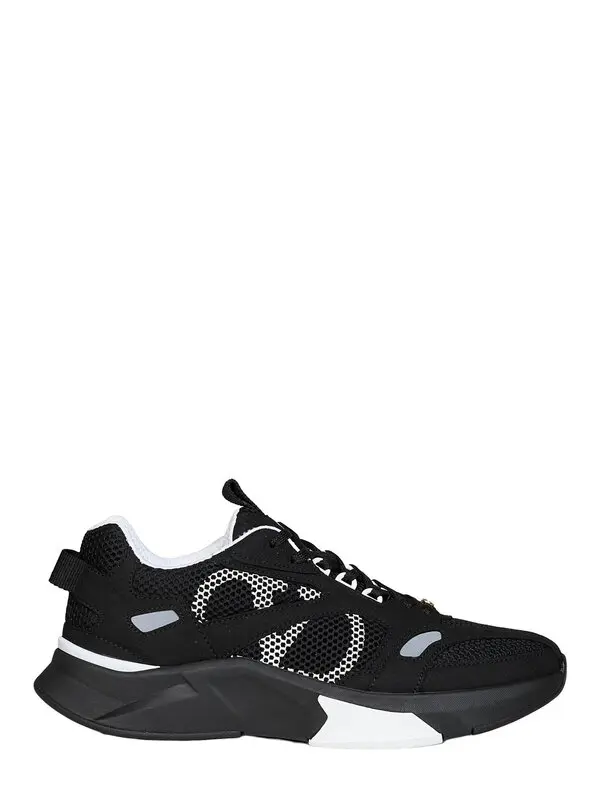 Valentino Garavani Demivii Mesh And Suede Sneakers - Multicolor