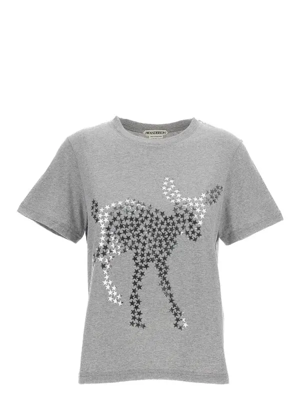 JW Anderson Animal Stars" T-shirt - Multicolor