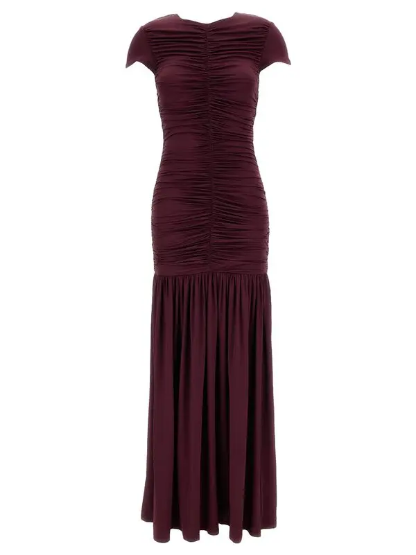 ROTATE BY BIRGER CHRISTENSEN Gathered Maxi Dress - Multicolor