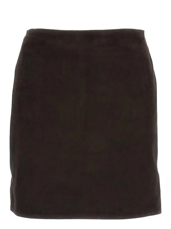 ROTATE BY BIRGER CHRISTENSEN Suede Mini Skirt - Multicolor