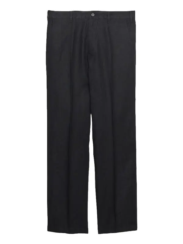 Prada Linen Trousers - Black