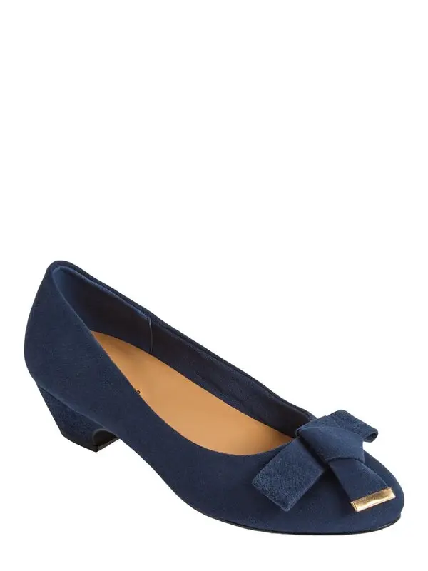 COMFORTVIEW The Flynn Slip-on Pump - Navy