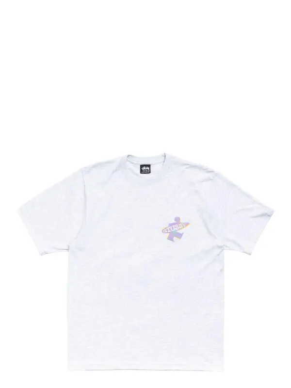 StÜssy Dot Surf Puff Print T-shirt - Grey