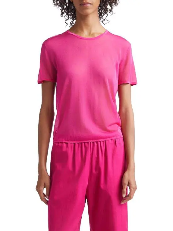 LESET Mesh T-shirt - Amaranth