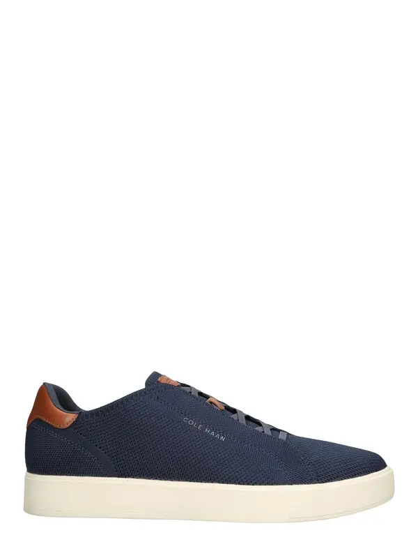 Cole Haan Grandprø Luxe Knit Slip-on Sneakers - Navy