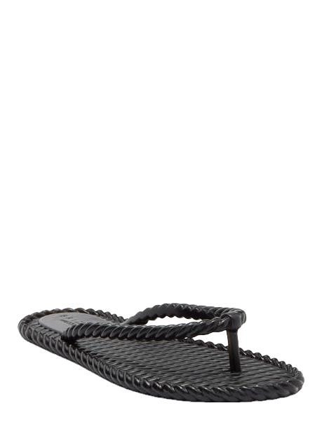 BRIZZA Braided Jelly Flip Flop - Black