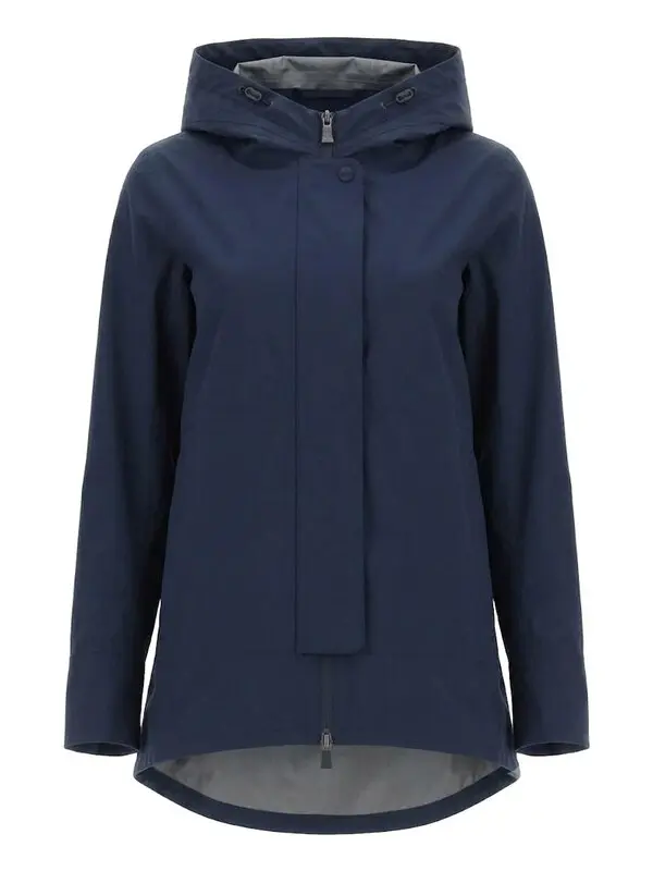 Herno Gore-tex Hooded Jacket - Blue