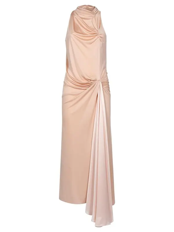 Valentino Garavani Viscose Long Dress With Cut-out Detail - Multicolor