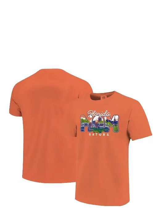 IMAGE ONE Florida Gators Campus Drawing Mom T-shirt - Orange