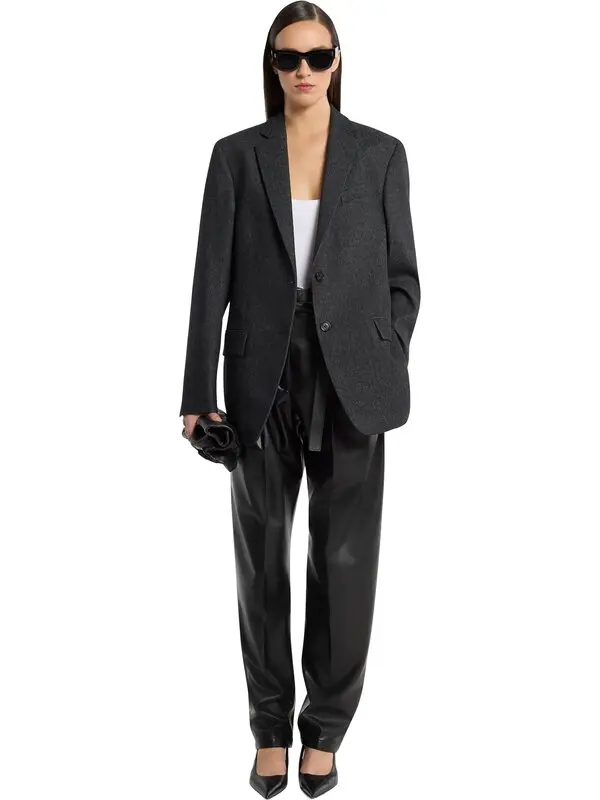 Michael Kors Nico Wool Blazer - Black