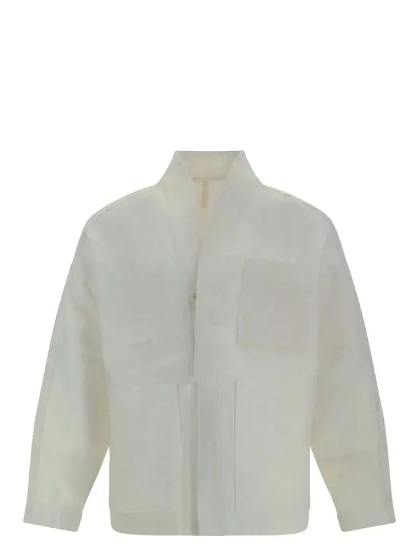MORDECAI Shawl-lapel Wrap Jacket - Neutrals