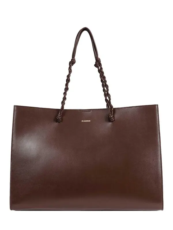 JIL SANDER Tangle Tote Bag - Brown