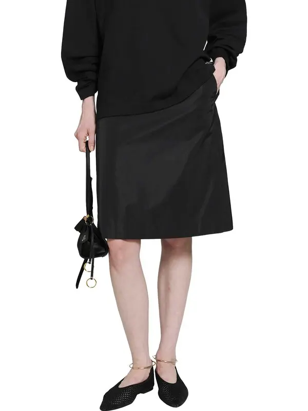 JIL SANDER Radzmir Midi Skirt - Black