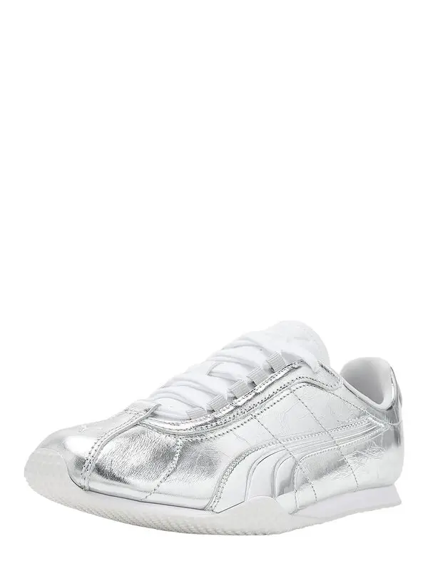 PUMA H-street Lustre Metallic Low Top Sneakers - Silver