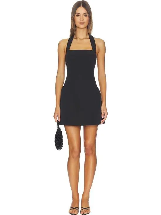 Bardot Nevelle Hourglass Halter Dress - Black