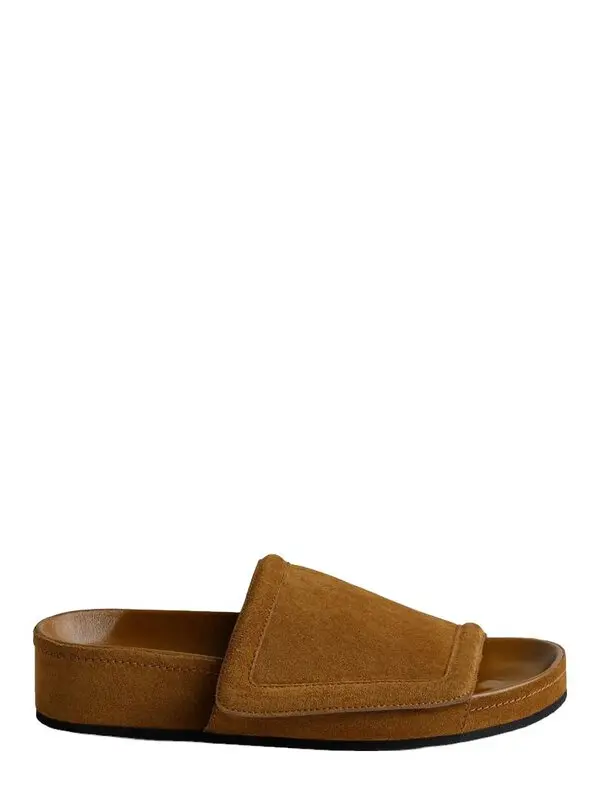 Phoebe Philo Chunky Suede Slides - Multicolor