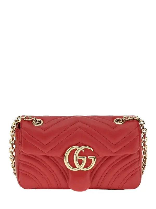 Gucci Gg Marmont Small Leather Shoulder Bag - Multicolor