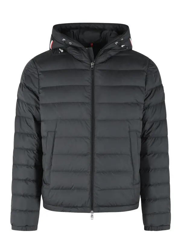 Moncler Vermeil Short Hooded Down Jacket - Black