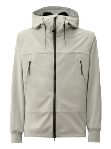 C.P. COMPANY Long-sleeved Zip-up Hooded Jacket - Grey