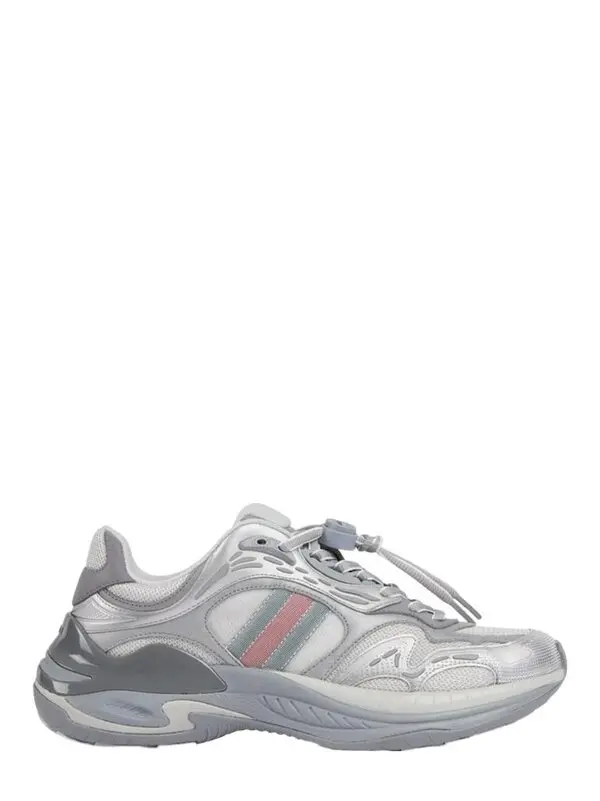 Gucci 2.0 Sneakers With Gg Trim - Silver