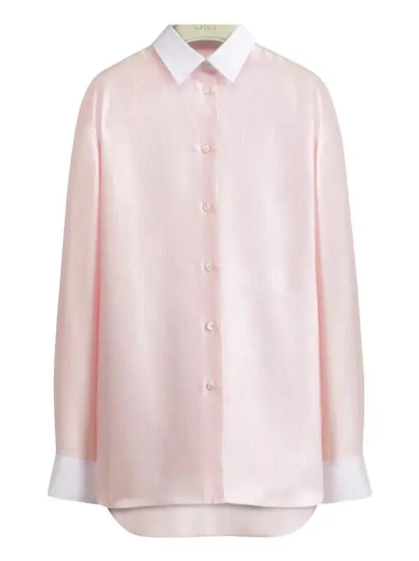 Dior Embroidered Blouse With Mother-of-pearl Buttons - No