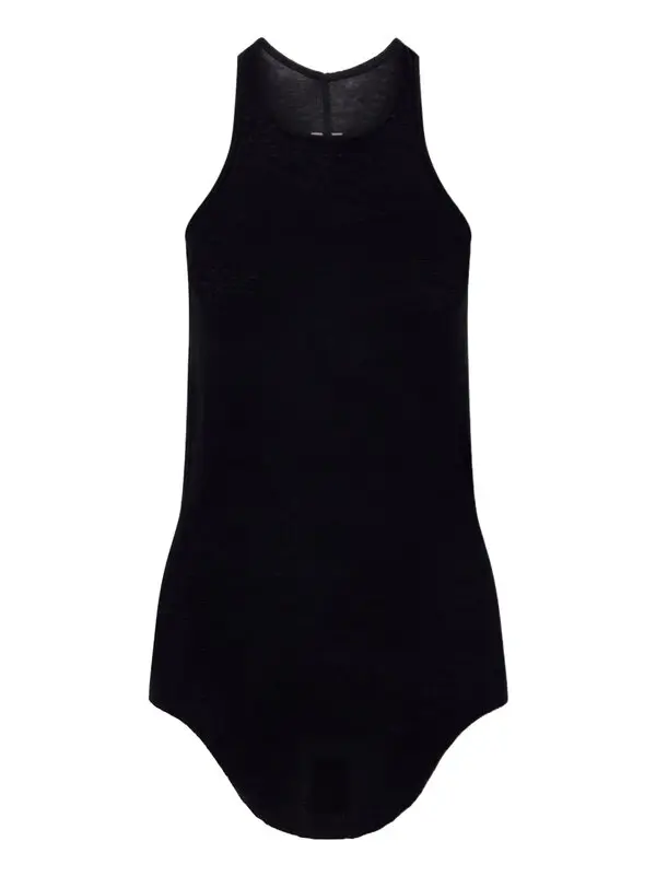 Rick Owens Slim Knit Bodysuit - Black