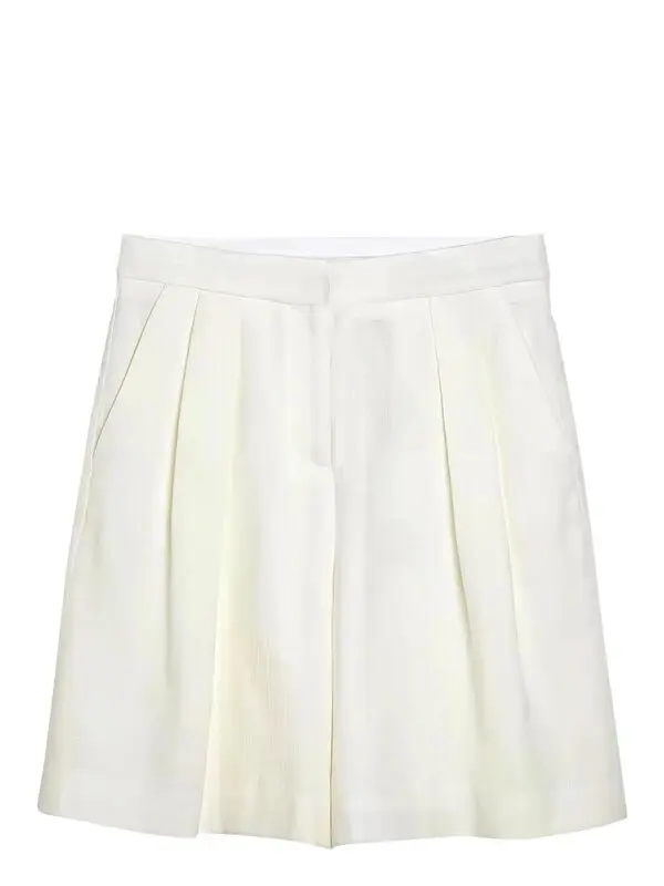 MARGAUX LONNBERG Straight-leg Shorts - White