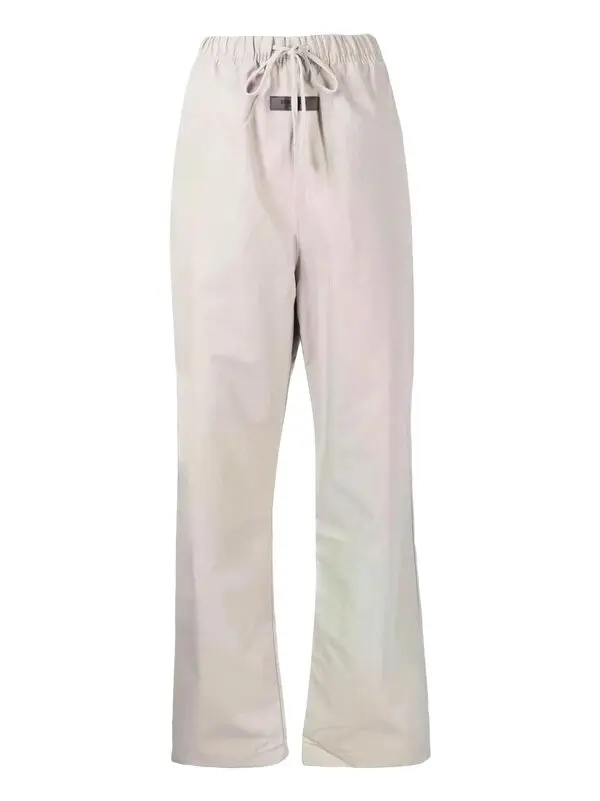 Fear Of God High-waisted Drawstring Trousers - Grey