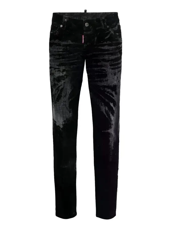 Dsquared2 Jennifer Low-rise Skinny Jeans - Black