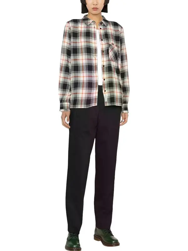 Woolrich Checked Long-sleeve Shirt - Black
