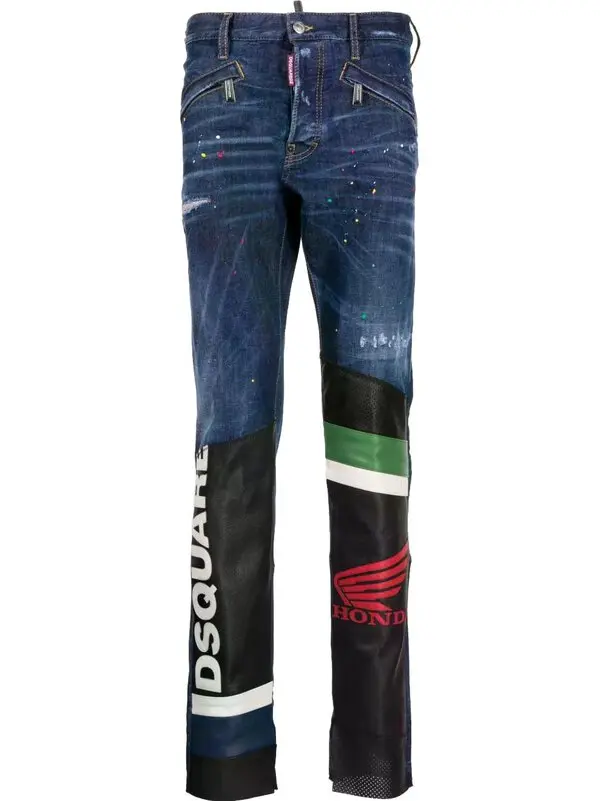 Dsquared2 Mid-rise Slim-cut Jeans - Blue