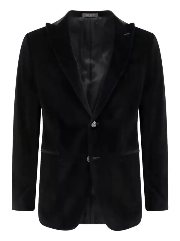 Corneliani Velvet Blazer - Black