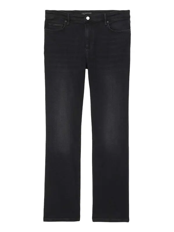 ALLSAINTS Haldan Slim Bootcut Mid-rise Jeans - Black