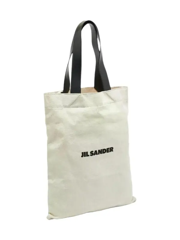 JIL SANDER Logo Tote Bag - Neutrals