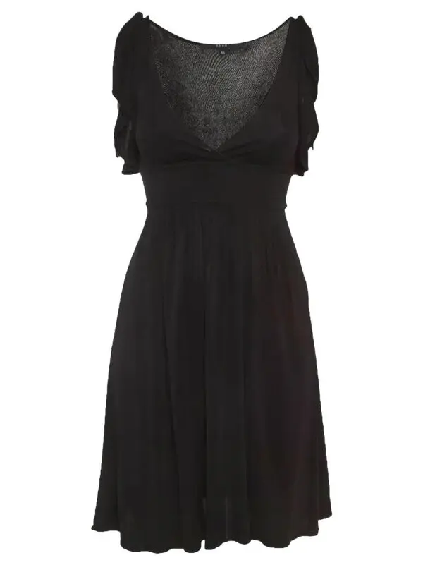 Gucci Pleated Midi Dress - Black