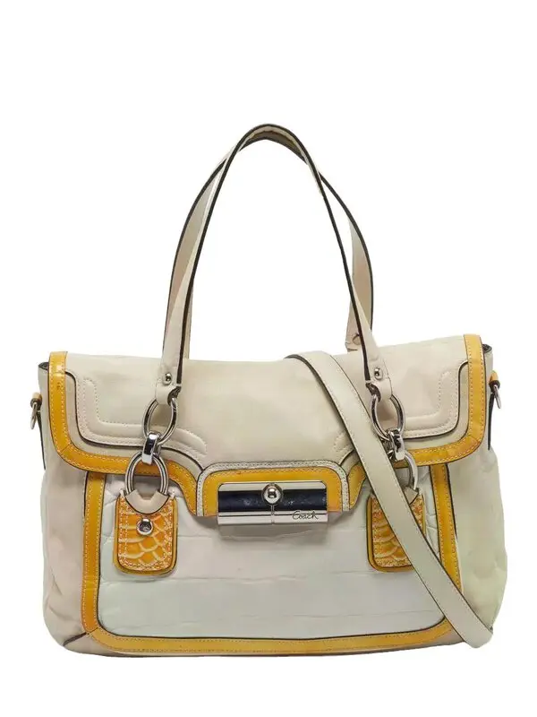 COACH VINTAGE Kristin Satchel Bag - Neutrals