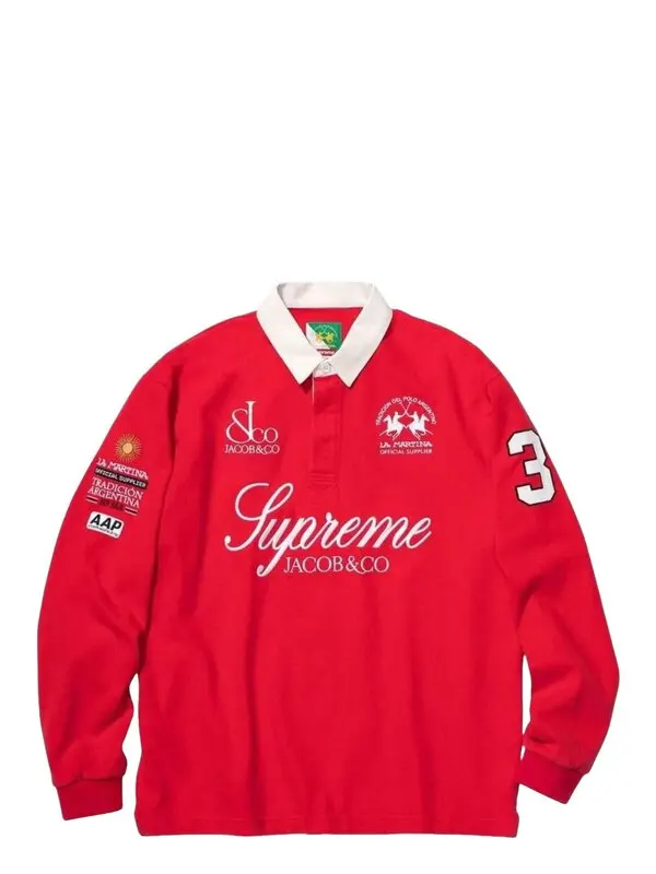 Supreme X La Martina Ss26 Rugby - Red