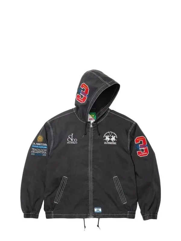 Supreme X La Martina Ss26 Lightweight Hooded Jacket - Black